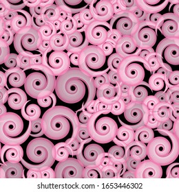 Seamless Pattern Pink Evil Eyes Vector: vetor stock (livre de direitos ...