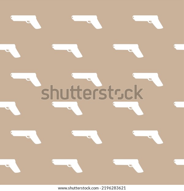 Seamless Pistol Background Illustration Can Be Stock Vector (Royalty ...