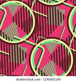 Seamless Pop Art Background Abstract Color Stock Vector (Royalty Free ...