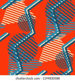 Seamless Pop Art Background Abstract Colorful Stock Vector (Royalty ...