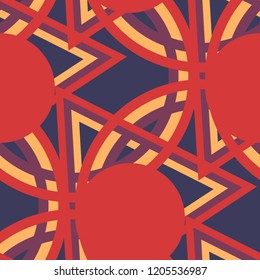 Seamless Pop Art Background Abstract Colorful Stock Vector (Royalty ...