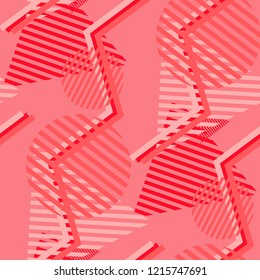 Seamless Pop Art Pattern Abstract Color Stock Vector (Royalty Free ...