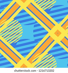 Seamless Pop Art Background Abstract Colorful Stock Vector (Royalty ...