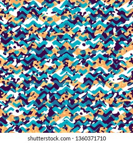Seamless Pop Graphic Camouflage Pattern Stock Vector (Royalty Free ...