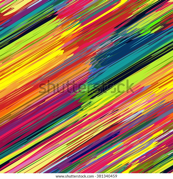 Seamless Rainbow Diagonal Stripes Color Line Stock Vector (Royalty Free ...