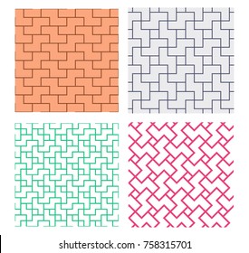 Seamless Chinese Pattern Modern Style Vector Stock Vector (Royalty Free ...