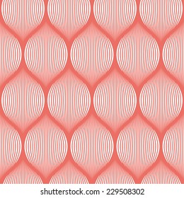 Seamless Red Optical Illusion Woven Pattern Stock Vector (Royalty Free ...