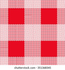 Seamless Red Plaid Texture Pattern Stock Vector (Royalty Free ...