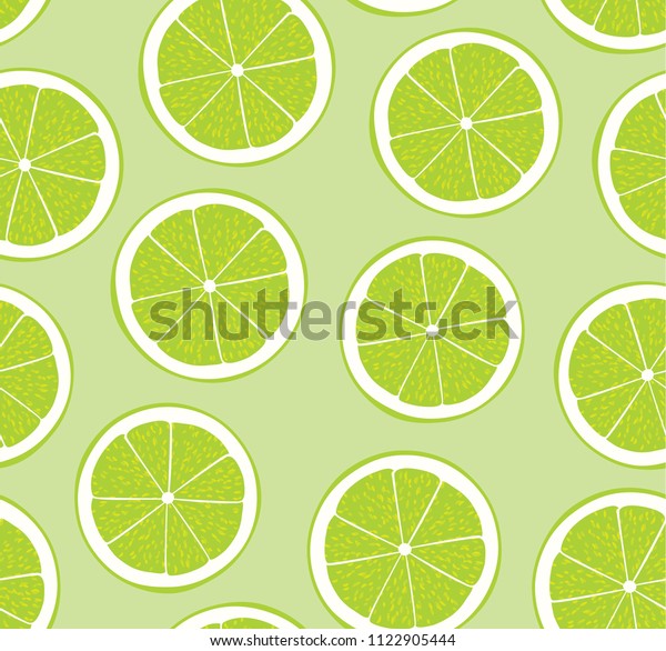 Seamless Repeat Lemon Pattern Vector Illustration Stock Vector (Royalty ...