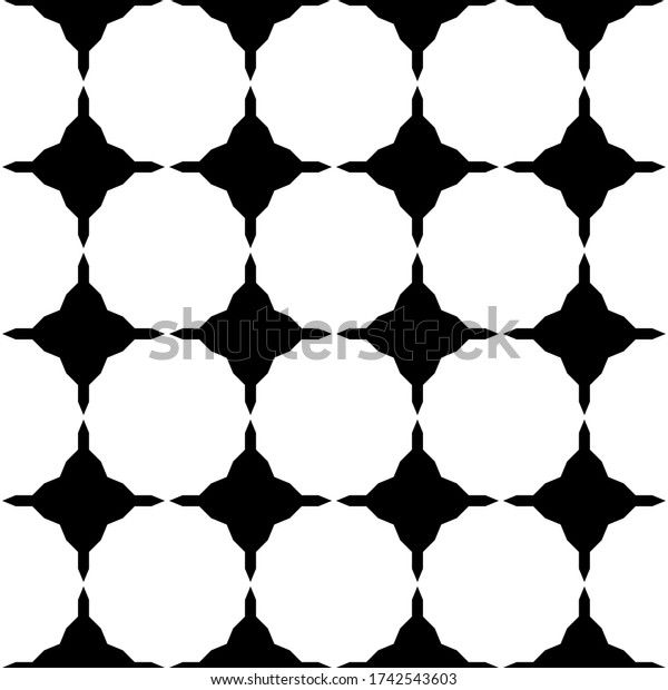 Seamless Repeated Geometric Shapes Patterns Vector Stock Vector ...