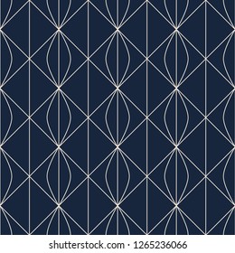 Seamless Retro Pattern Geometric Shapes Stock Vector (Royalty Free ...