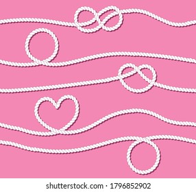 Seamless Rope Background Design Vector Illustration Stock Vector ...