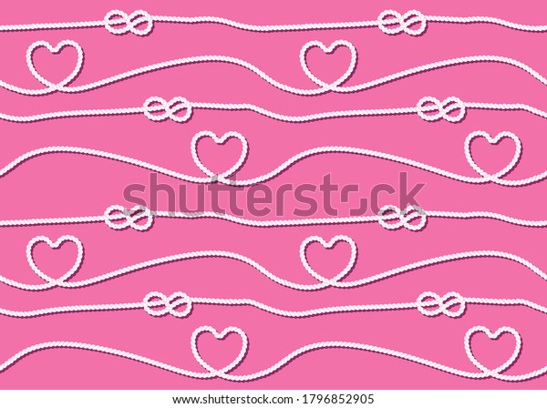 Seamless Rope Background Design Vector Illustration Stock Vector ...