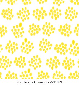 Seamless Small Yellow Dots Stock Vector (Royalty Free) 375534883 ...