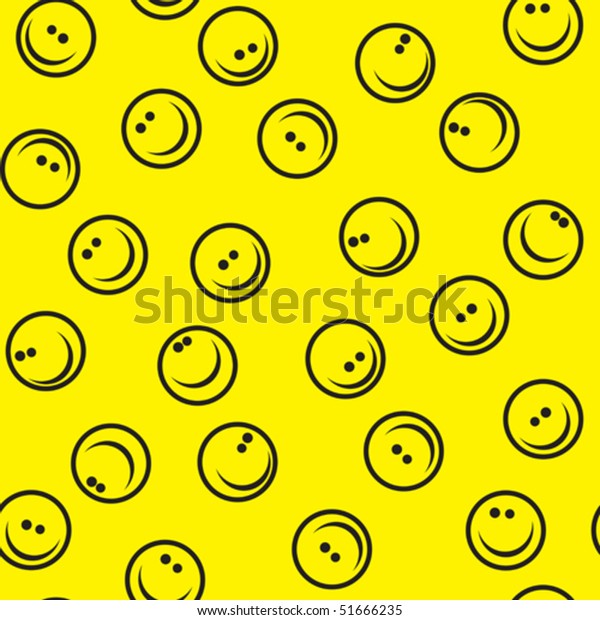 Seamless Smile Background Stock Vector (Royalty Free) 51666235 ...