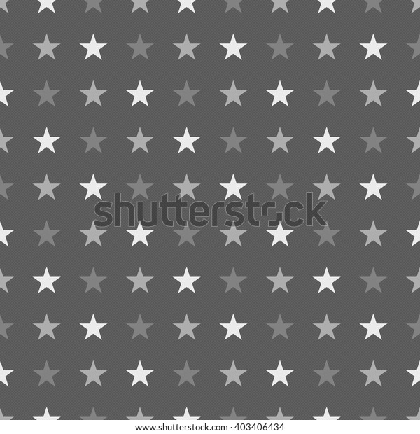 Seamless Star Pattern Grayscale Colors Monochrome Stock Vector (Royalty ...