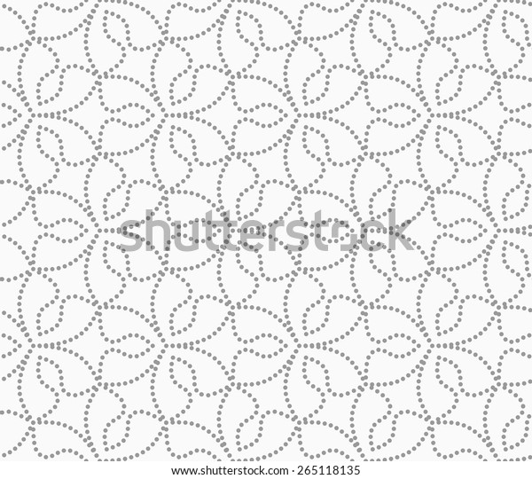 Seamless Stylish Dotted Geometric Background Modern Stock Vector ...