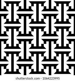 Seamless Stylized Sayagata Pattern Repeated Interlocking Stock Vector ...