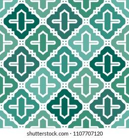 Seamless Surface Design Ogee Ornament Oriental Stock Vector (Royalty ...