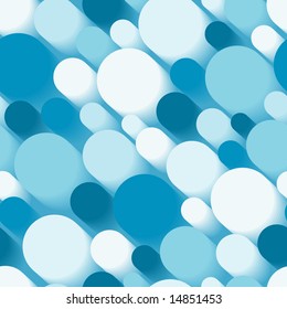 Seamless Texture 3d Blue Cylinders Stock Vector (Royalty Free) 14851453 ...