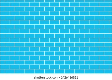 Seamless Texture Blue Brick Wall Stock Vector (Royalty Free) 1426416821 ...
