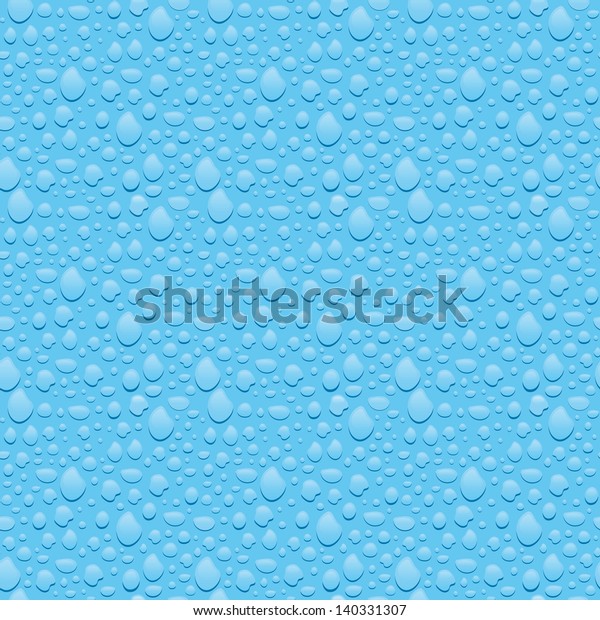 Seamless Texture Condensation On Glass Background Stock Vector (Royalty ...