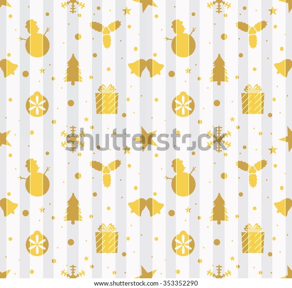 Seamless Texture Cute White Gift Boxes Stock Vector (Royalty Free ...