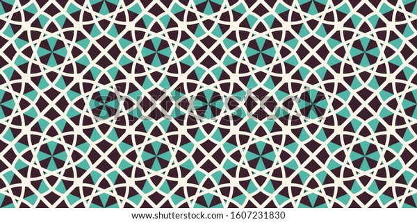 Seamless Texture Luxury Arabic Ornament Vector Stock Vector (Royalty ...