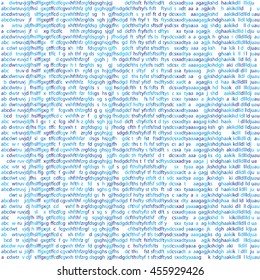 Seamless Texture Random Letters Symbols Computer Stock Vector (Royalty Free) 455929426 ...