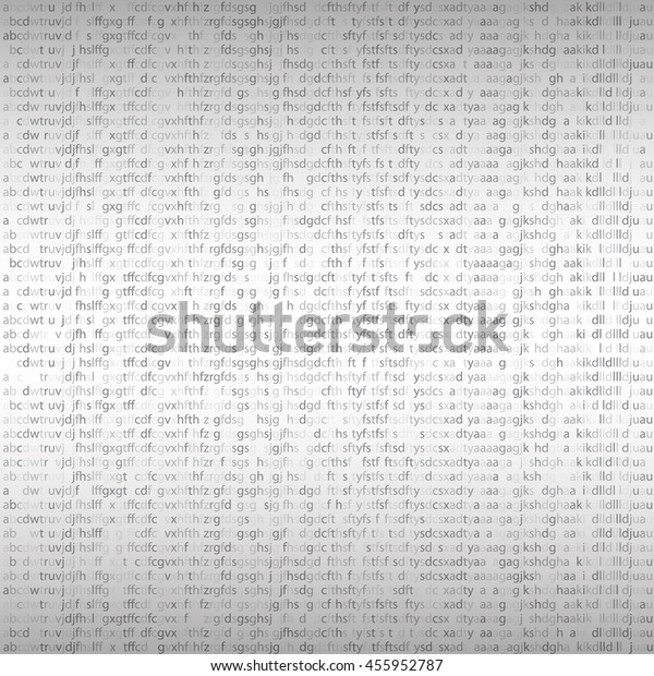 Seamless Texture Random Letters Symbols Computer Stock Vector (Royalty ...