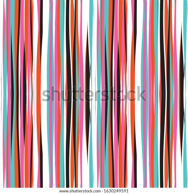 Seamless Texture Vertical Colored Bands Stock Vector (Royalty Free ...