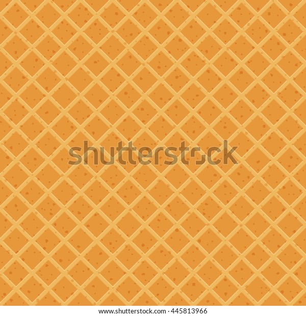 Seamless Texture Waffles Stock Vector Royalty Free 445813966