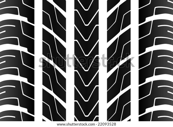 Seamless Tile Tire Tread: immagine vettoriale stock (royalty free ...
