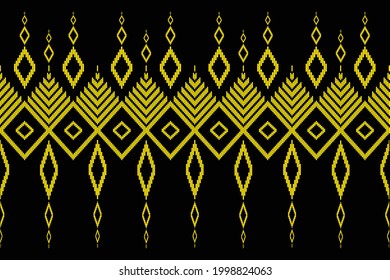 Seamless Traditional Background Design Indigenous Pattern Stock Vector ...