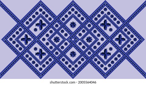 Seamless Traditional Background Design Indigenous Pattern Stock Vector ...