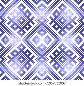 Embroidered Pattern On Transparent Background: vector de stock (libre ...