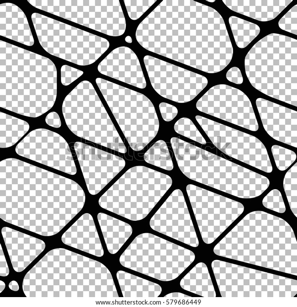 Seamless Transparent Background Black Merging Stripes : image ...