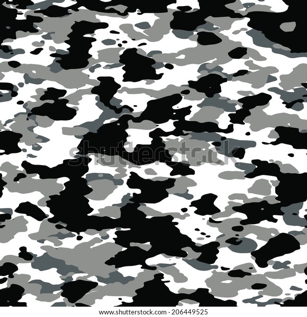Seamless Urban Camouflage Texture Vector Stock Vector (Royalty Free ...