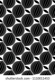 Seamless Vector Abstract Geometric Monochromatic Modern Stock Vector ...