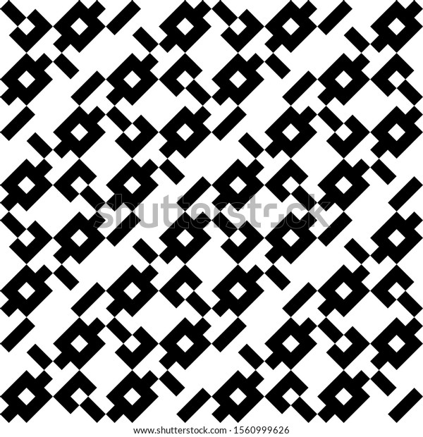 Seamless Vector Checks Figures Motif Squares Stock Vector (Royalty Free ...