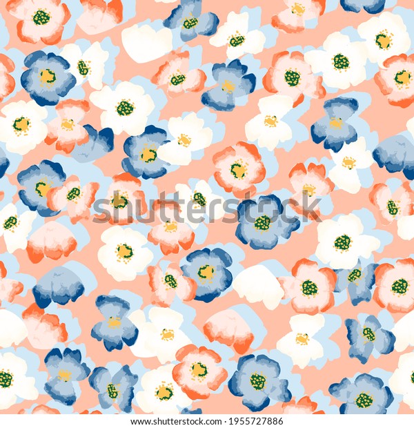 49,544 Flower Watercolor Abstract Background Repeat Stock Vectors ...