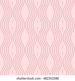 Sweet Pink Geometric Line Circle Abstract Stock Vector (Royalty Free ...