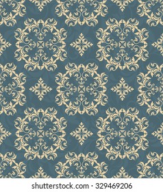 Seamless Victorian Wallpaper: เวกเตอร์สต็อก (ปลอดค่าลิขสิทธิ์ ...