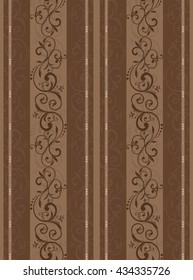 Seamless Victorian Wallpaper Stock Vector (Royalty Free) 434305888 ...