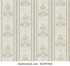 Seamless Victorian Wallpaper Stock Vector (Royalty Free) 451997401 ...