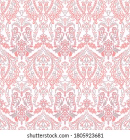 Baroque Seamless Floral Pattern Vector Classic Stock Vector (Royalty ...