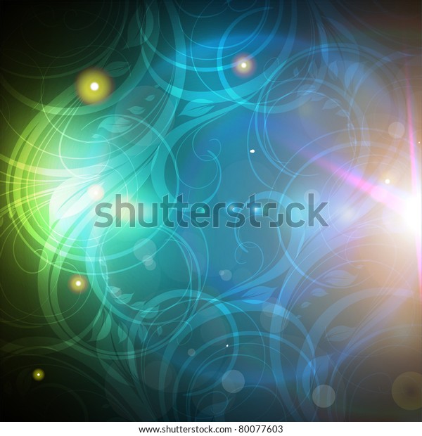 Seamless Wallpaper Background Sun Shine Glow Stock Vector (Royalty Free ...