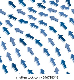 Seamless Wallpaper Blue Arrow Signs On Stock Vector (Royalty Free ...