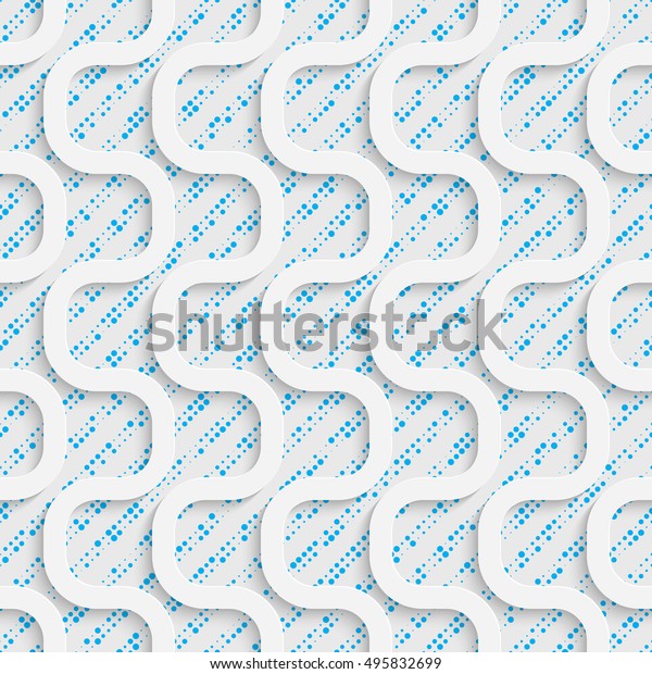 Seamless Wave Design Futuristic Tile Pattern Stock Vector (Royalty Free ...