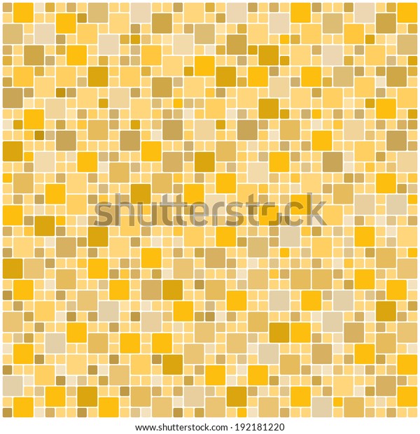 Seamless Yellow Square Tiles Pattern Stock Vector (Royalty Free ...
